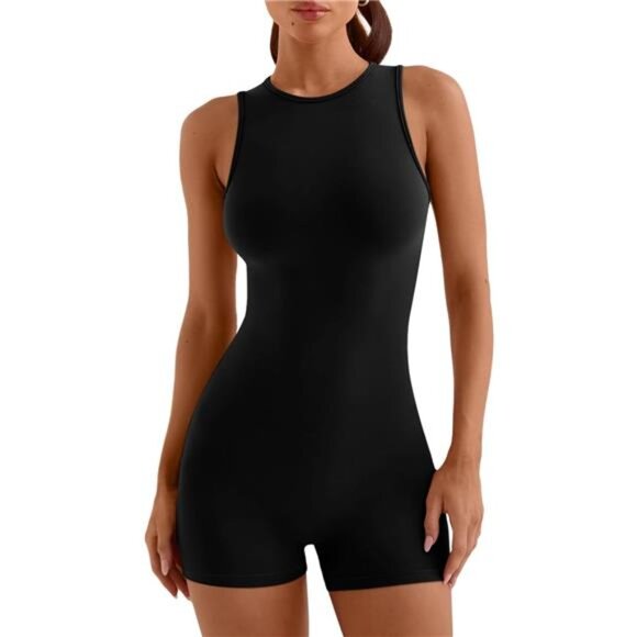 Other | Jumpsuits Unitard Bodysuit One Piece Stretchy Workout Rompers ...